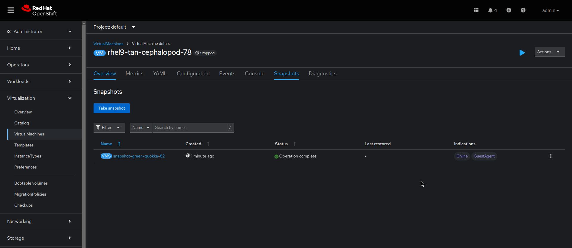Get started with Red Hat OpenShift Virtualization